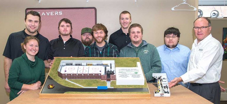 Proposed Baudette Hockey Arena Comes to Life in TAD School Model Lab ...
