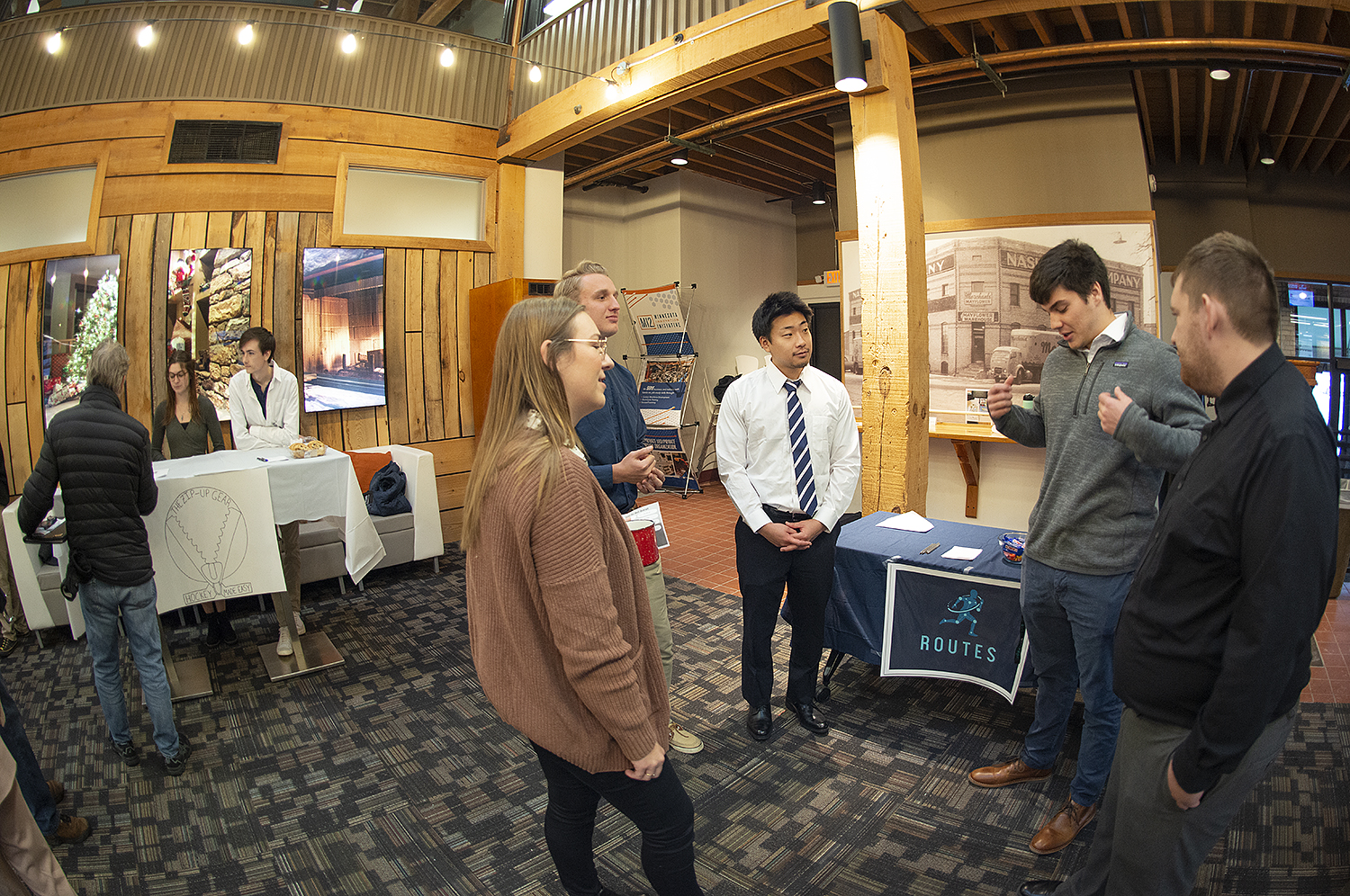 BSU Marketing Students Swim in Shark Tank During Mock Trade Show | News ...